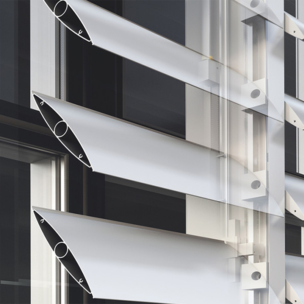 Aerofoil Sun louver